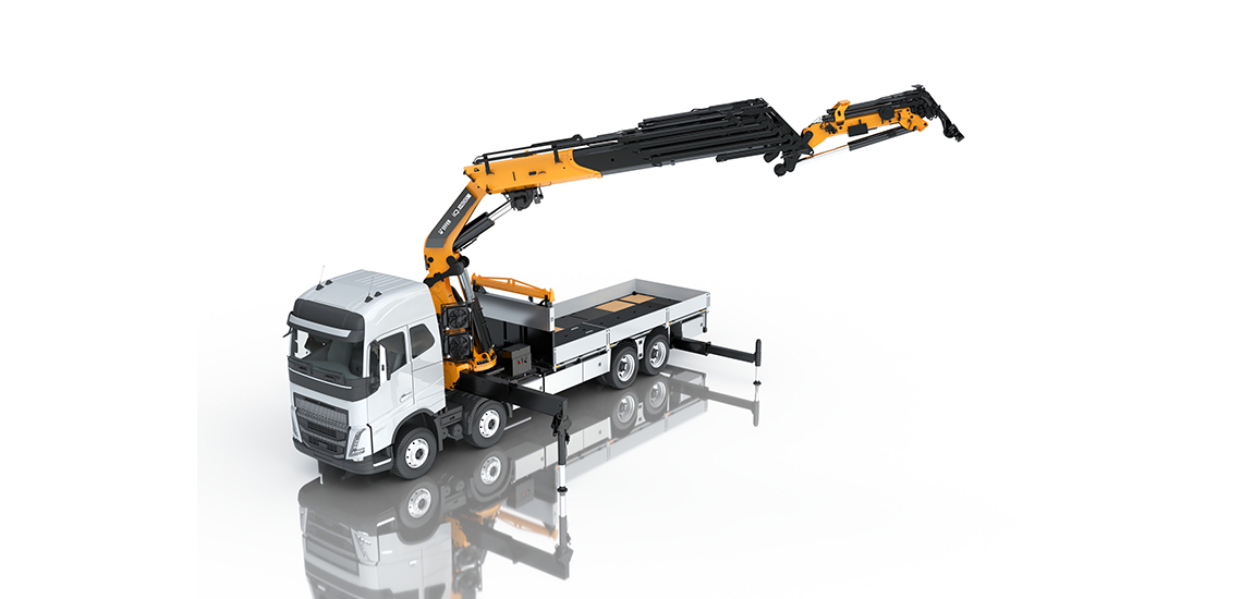 Hiab Launches EFFER IQ.1400 HP Super Heavy Loader Crane